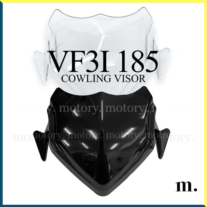 SYM VF3I 185 - COWLING VISOR WINDSCREEN WIND SCREEN WINDSHIELD HEAD ...