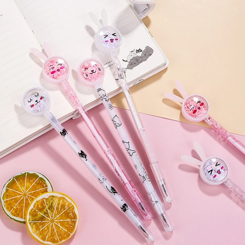 Cartoon Rabbit Ear Writing Pen/ Lovely Girl Holding Fairy Stick ...