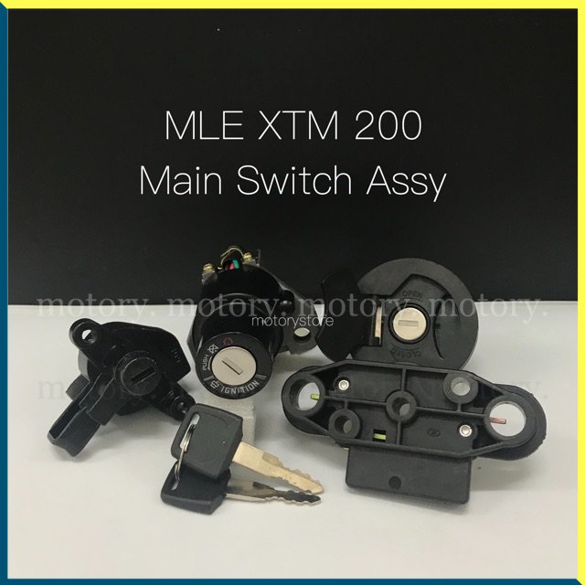 MLE XTM 200 MAIN SWITCH ASSY MAIN SWITCH SET KEY LOCK XTM200 | Shopee ...