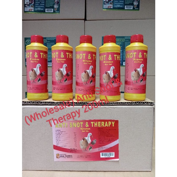 Ubat Pilet Minuman Ayam Itik Anti Snot & Therapy 200ml (24Pcs/Box ...