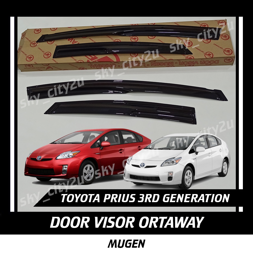 Toyota Prius Door Visor Luxury Mugen Prius 2009 2010 2011 2012 2013 ...