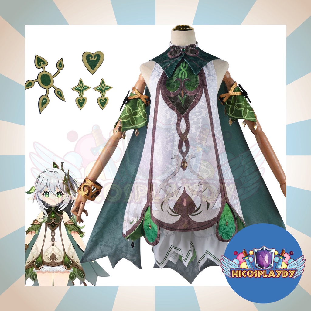 hiCosplayDy Anime Game Genshin Impact Nahida Cosplay Suit Pretend Play ...