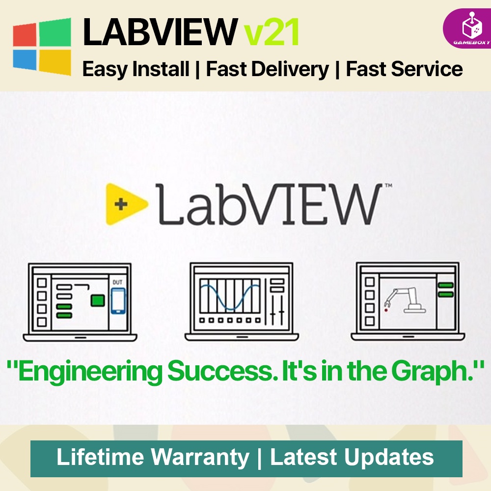 [PC] LABVIEW V21 [EASY INSTALL | LIFETIME PREMIUM | FAST DELIVERY | SAFE] | Shopee Malaysia