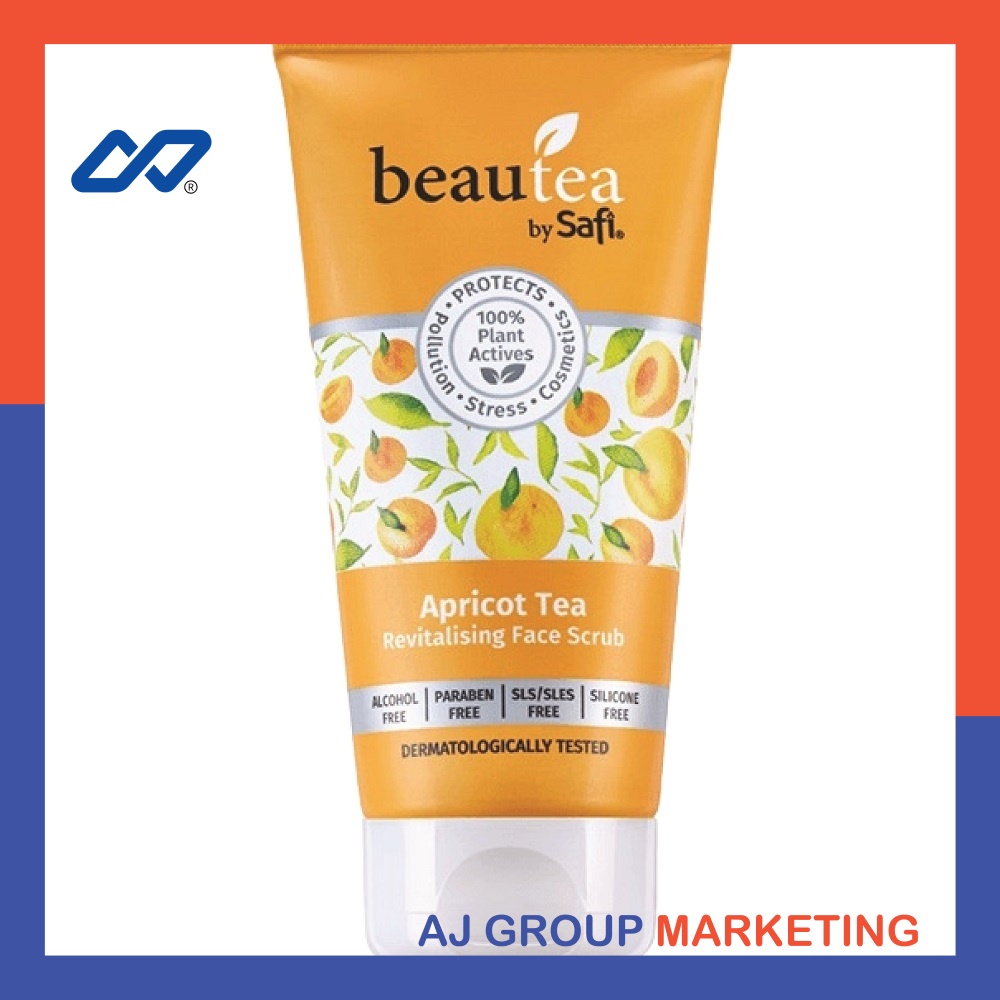 Safi Beautea Apricot Tea Revitalising Face Scrub (150g) | Shopee Malaysia