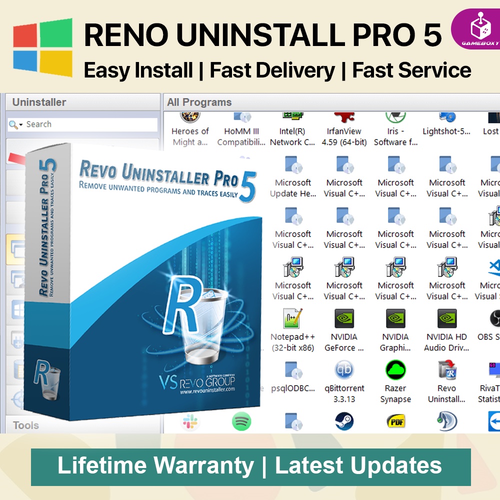 [PC] Revo Uninstaller Pro 5 [EASY INSTALL | LIFETIME PREMIUM | FAST ...