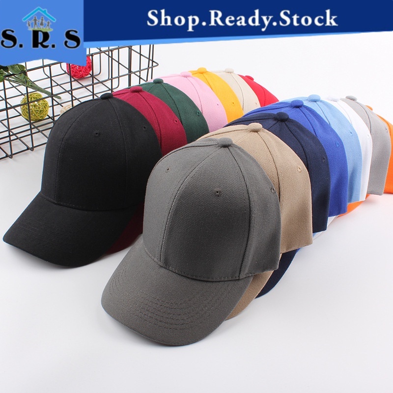 SRS_ Adjustable hat Casual Outdoor Plain Baseball Unisex Cap Baseball ...