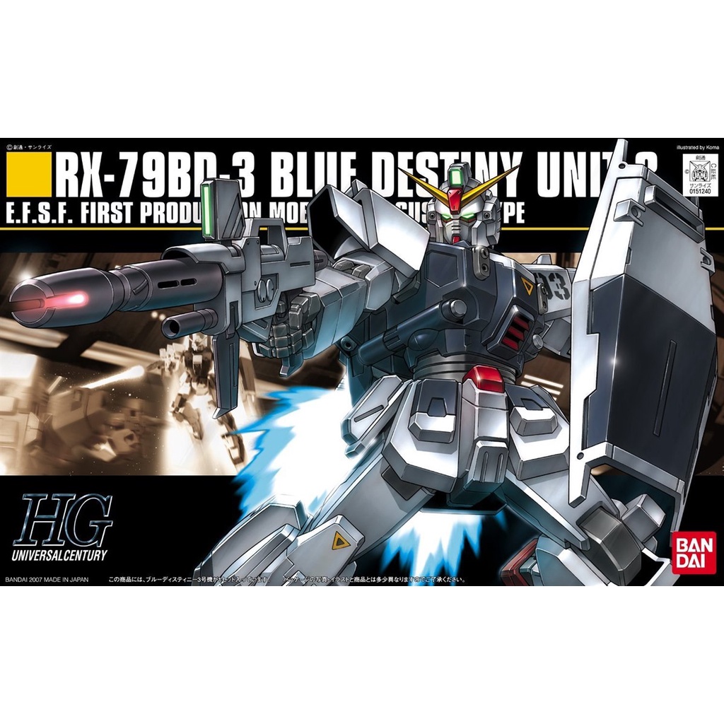 HGUC 1/144 BD-3 Blue Destiny Unit 3 [082] | Shopee Malaysia