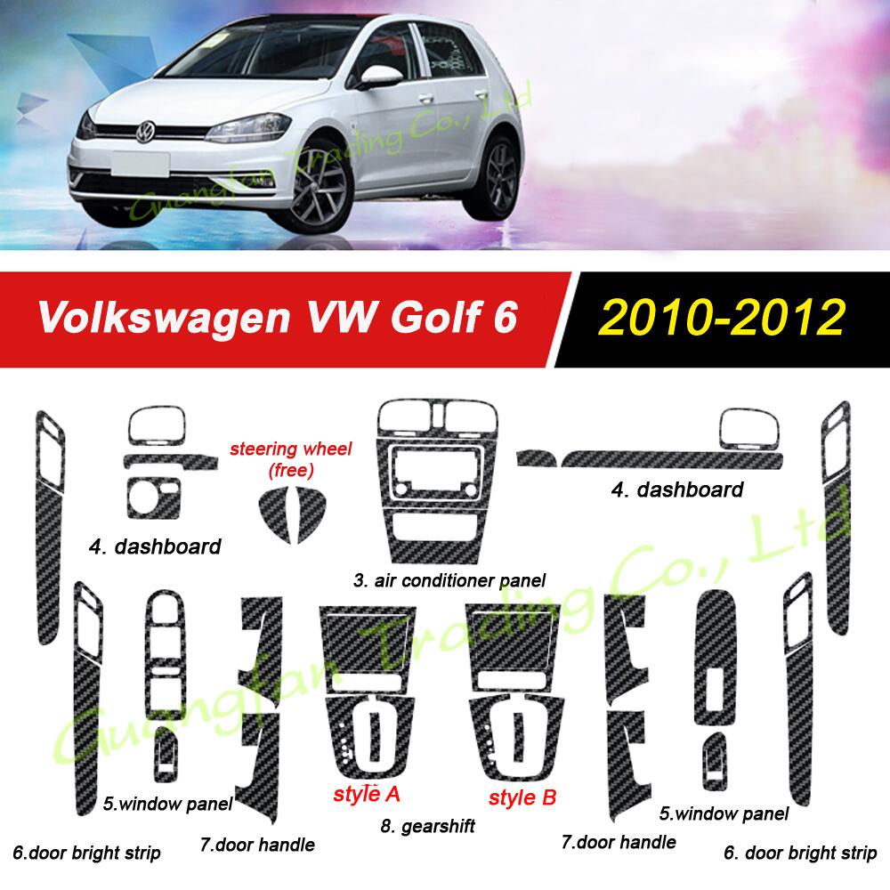 For Volkswagen Golf 6 GTI MK6 R20 Interior Central Control Panel Door ...