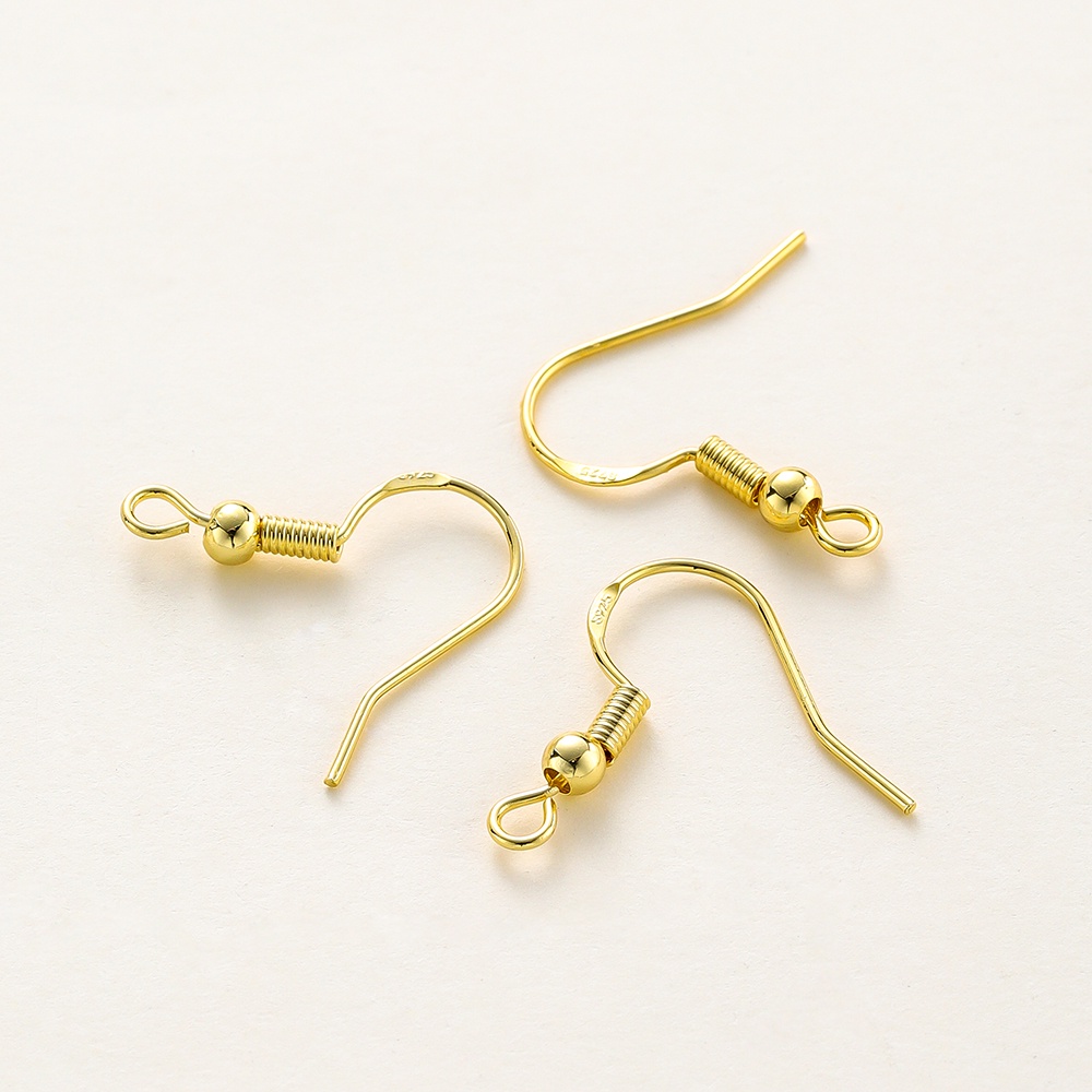 ST.kunkka20pcs20 * 20mm 18K S925 Color-Preserving Real Gold Ear Hook ...