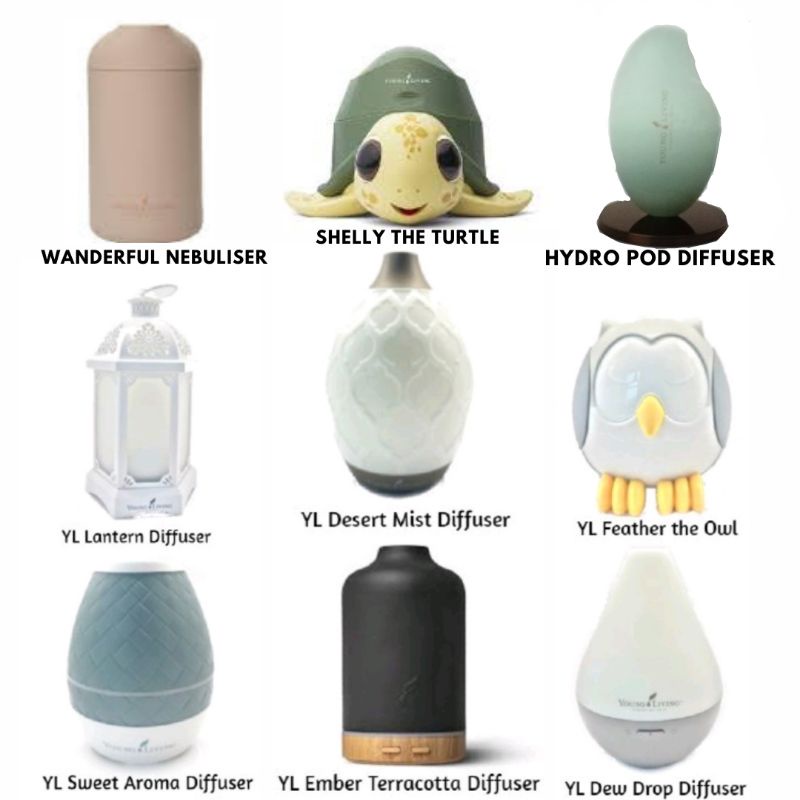 Young living YL Diffuser Desert mist,Feather the owl diffuser | Shopee Malaysia