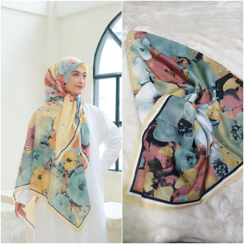 Voal Motif Premium / Rectangular Hijab Voal Motif Premium Lasercut ...