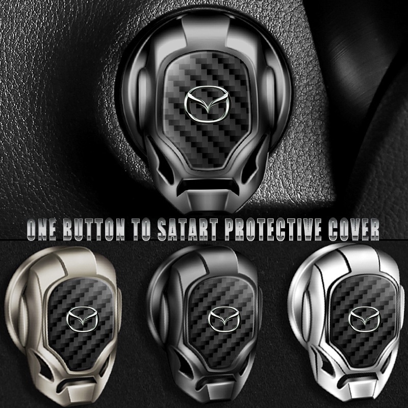 Car ONE-CLICK Start Buttons Protective Stickers for Mazda RX8 6 3 2022 ...