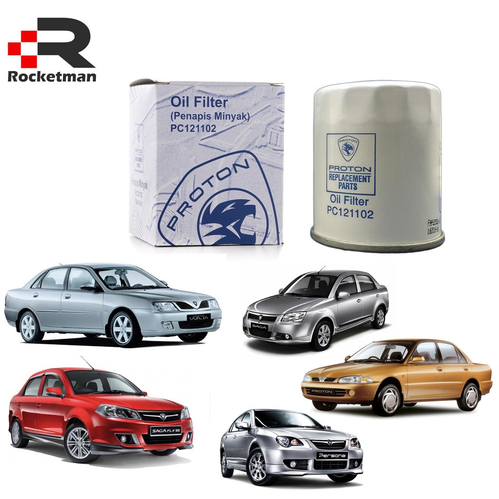 PROTON OIL FILTER SAGA BLM FLX VVT PERSONA GEN2 WAJA WIRA SATRIA NEO ...