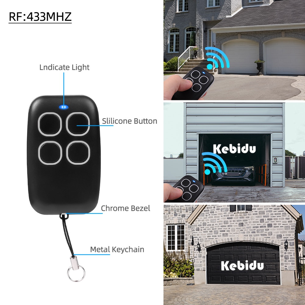 433Mhz Auto Copy Wireless Remote Control Smart Copy Duplicator Fixed Rolling Code Cloning 433.92 ...
