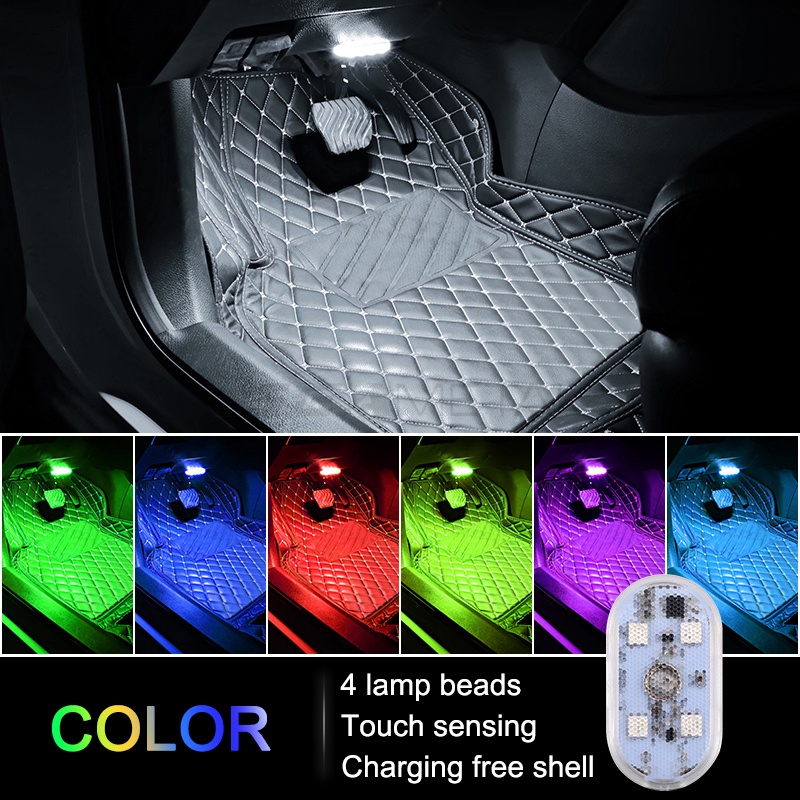 LED Car Light Interior Trunk Lamp Automatic Sensor Lamp 21/15/10CM Car ...