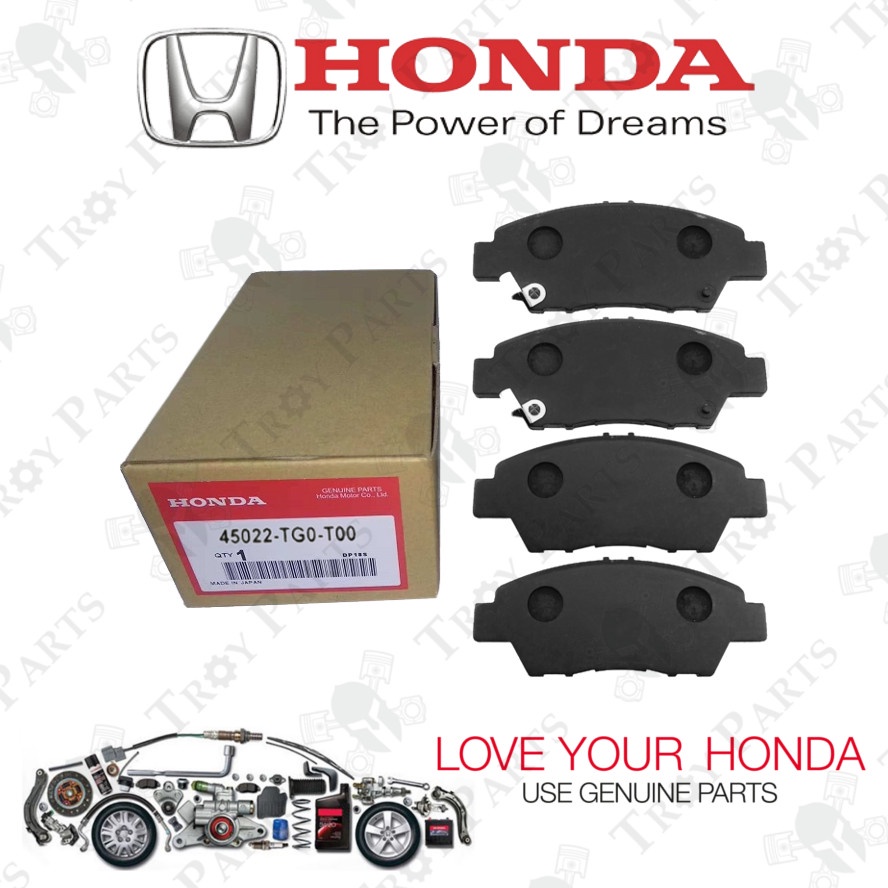 Honda Front Brake Pad 45022-TFO-G00 / 45022-TK6-A00 / 45022-TM0-T00 for ...