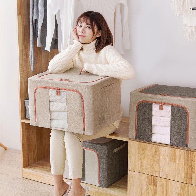 Clothes box, Cloth bag for storing things, clothes, blankets with ...