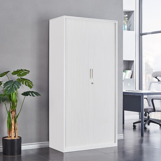 Roller Shutter Storage Cabinet Locker File Storage Cabinet Office ...