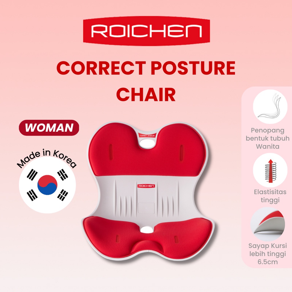 Roichen Correct Posture Chair Woman (Medium) - Original Korean Waist ...