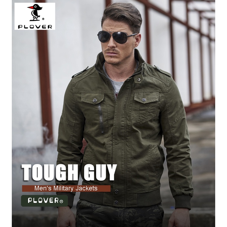 New Year Jacket Men PLOVER Plus Size Tough Guy Pure Cotton Washed ...