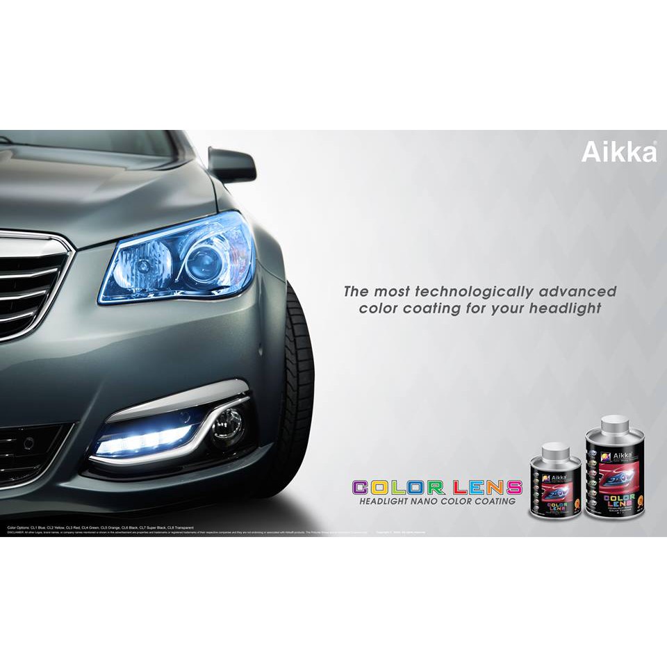 Aikka Color Lens Headlight Nano Coating 4:1 Aerosol/1 Set/Clear ...