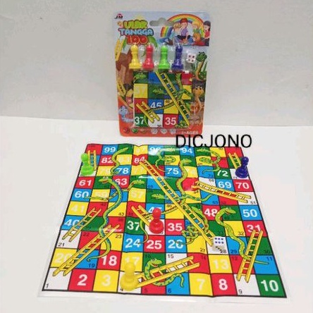 Old School Plastic Snakes and Ladders Toy | Shopee Malaysia