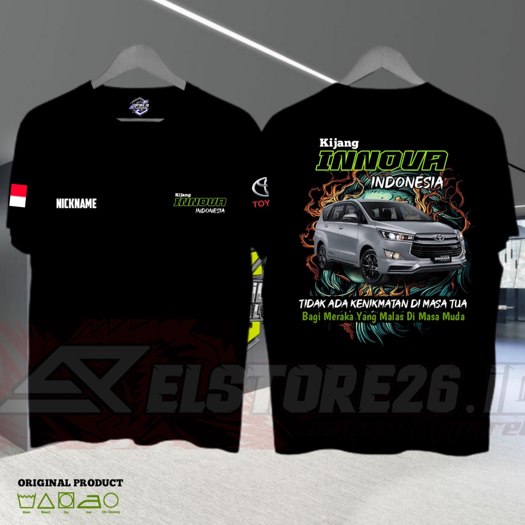 [ THICKER ] KIJANG INNOVA INDONESIA Distro T-Shirt || YOU CAN Custom ...