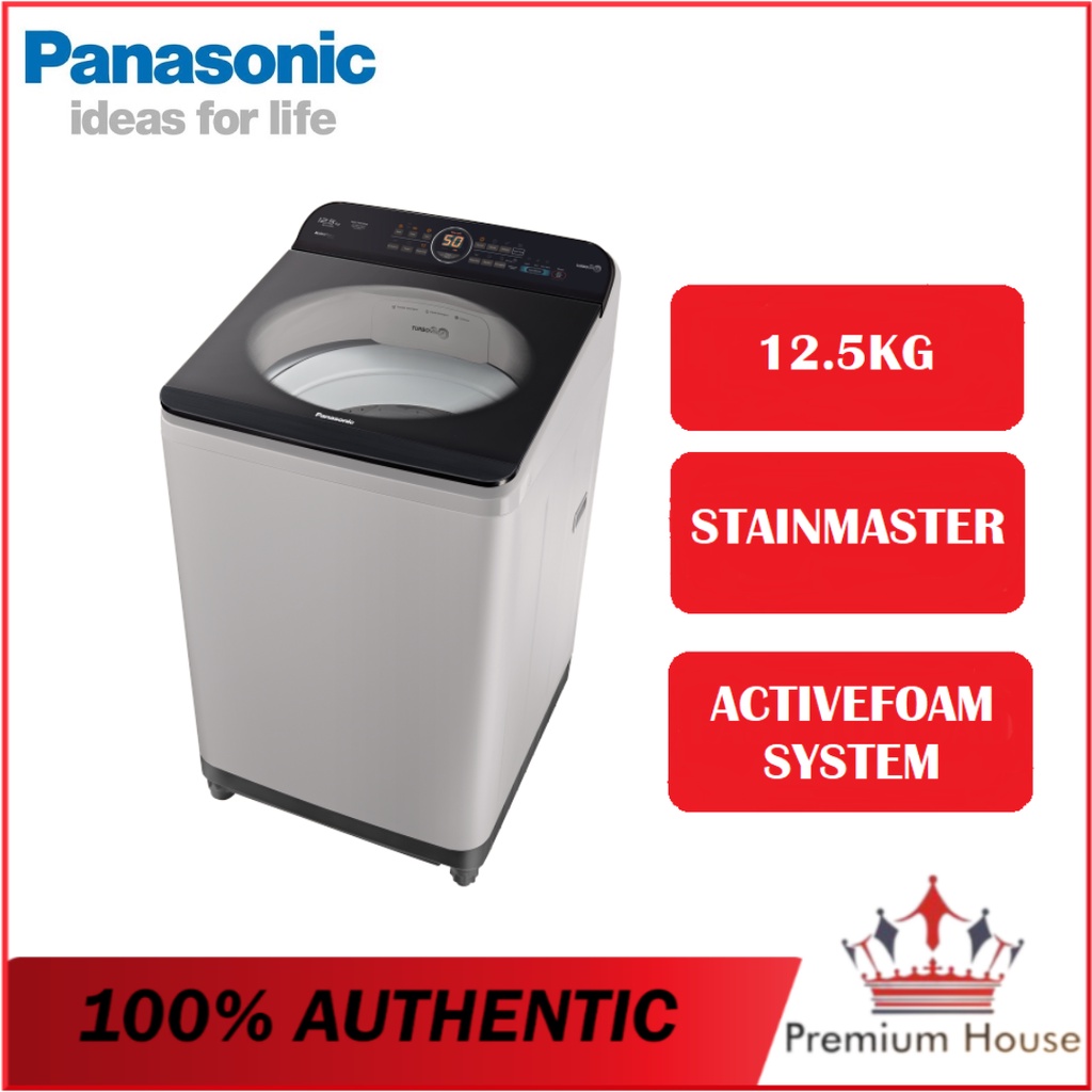 Panasonic Washing Machine (12.5KG) SAZANAMI Drum StainMaster Fully Auto ...