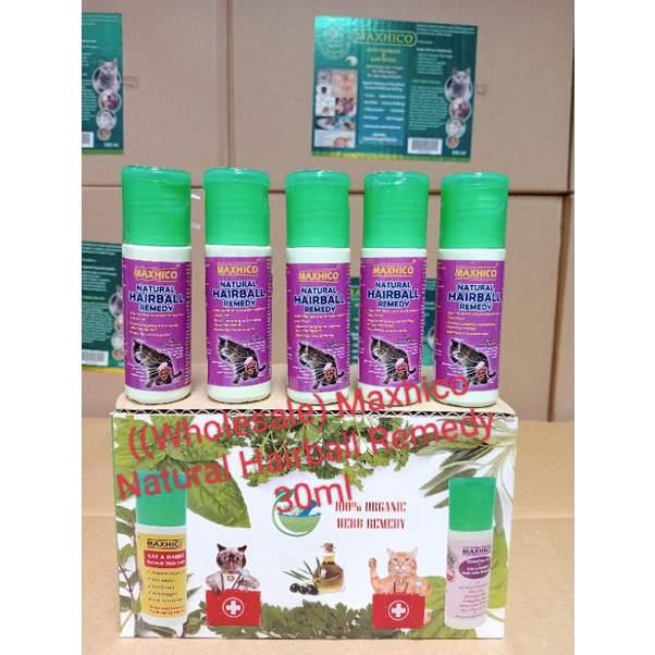 MAXHICO NATURAL HAIRBALL REMEDY 30ml (12Pcs/Box) | Shopee Malaysia