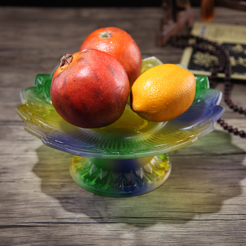 Buddhism Temple Hall Plate Fruit Plate Buddha Tribute Ceramic Goblet ...