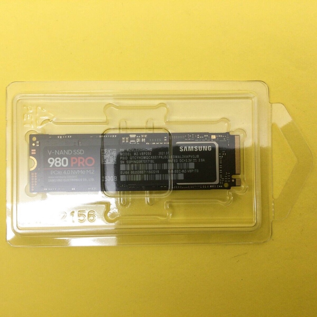Samsung 980 Pro SSD memory 250GB / 500GB / 1TB / 2TB M2 PCIe hard drive ...