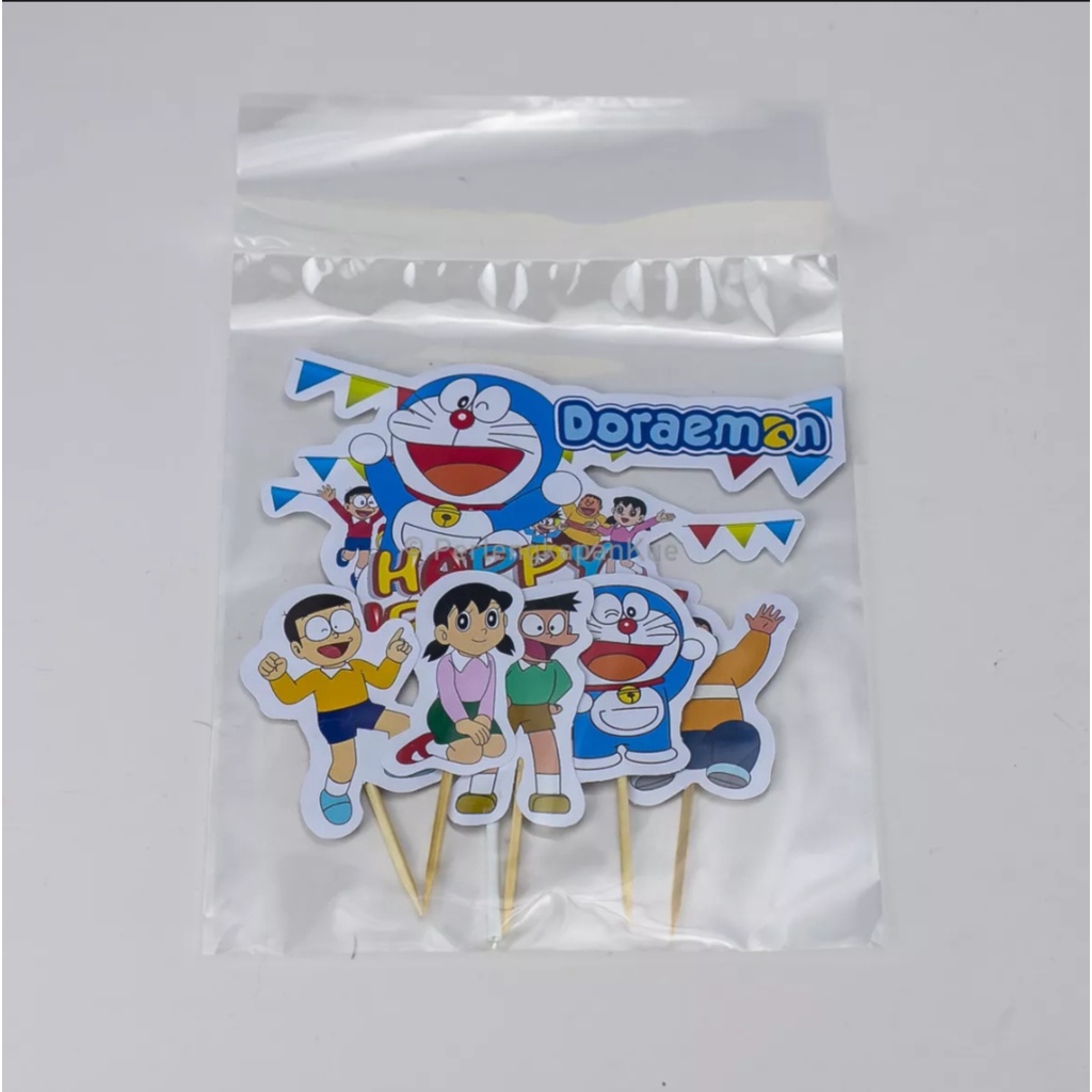 Doraemon TOPPER - HAPPY BIRTHDAY TOPPER - CUSTOM TOPPER - Character ...