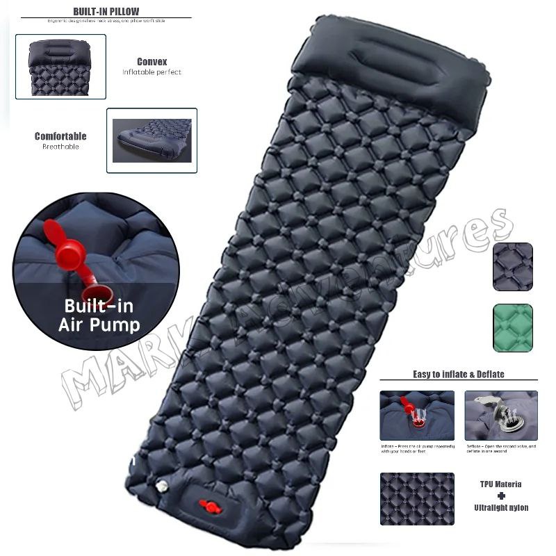 Tilam angin pam inflatable mattress built-in pump for camping free ...