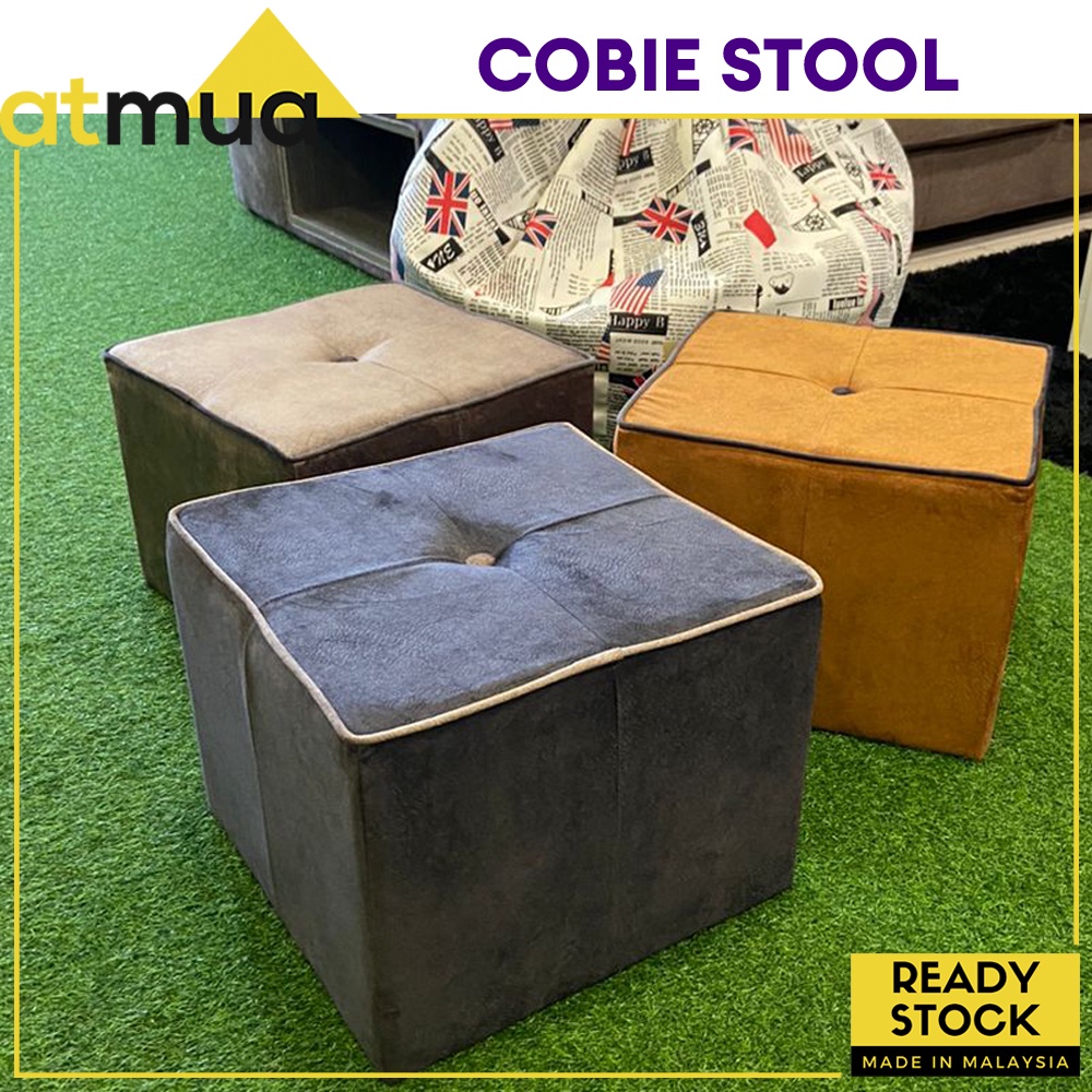 Atmua Furniture Cobie Stool Square Ottoman Sofa Stool Single Stool Foot ...
