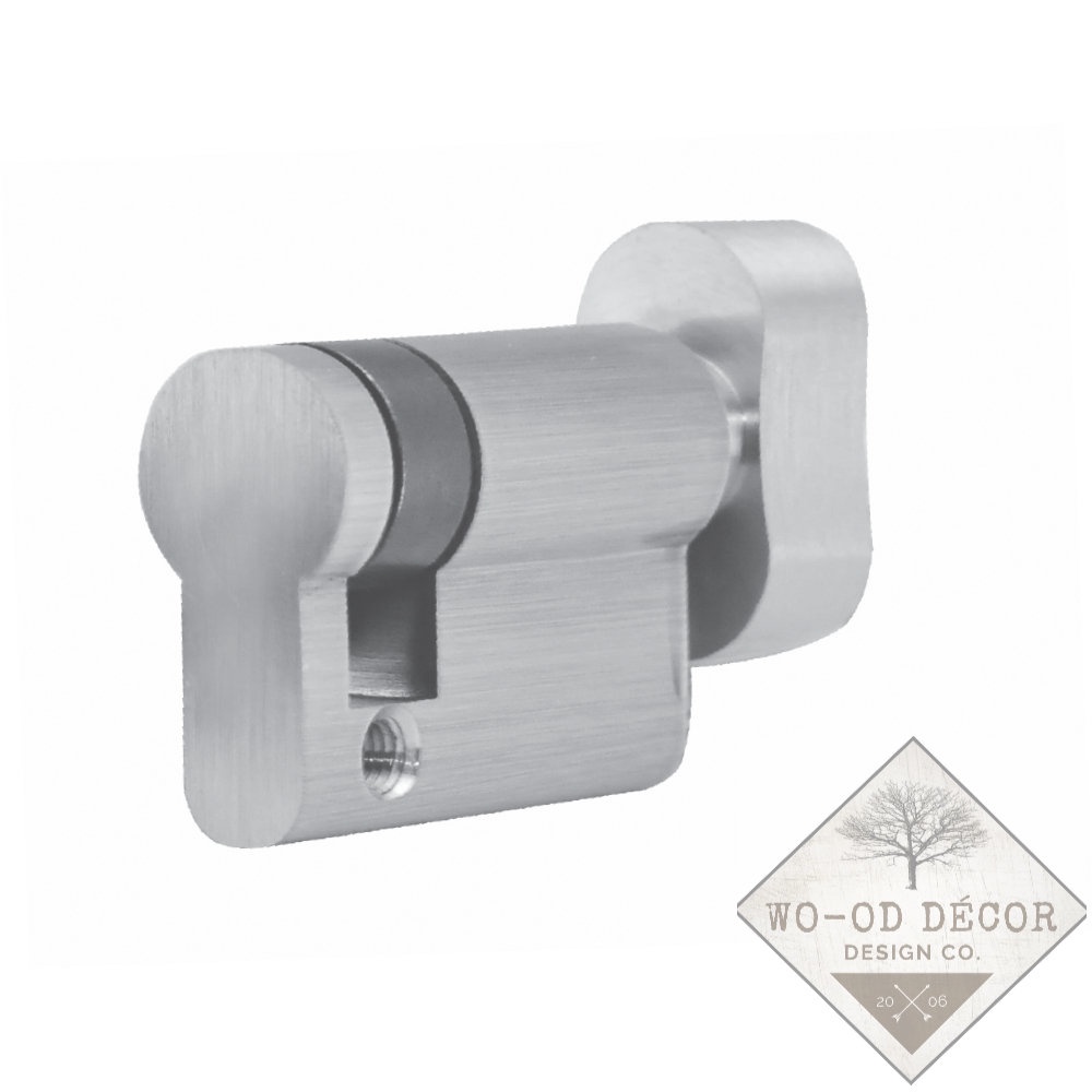 HSHC-45SN HOSO Euro Profile Cylinder (S.Brass|Half Key) Lockset Door ...
