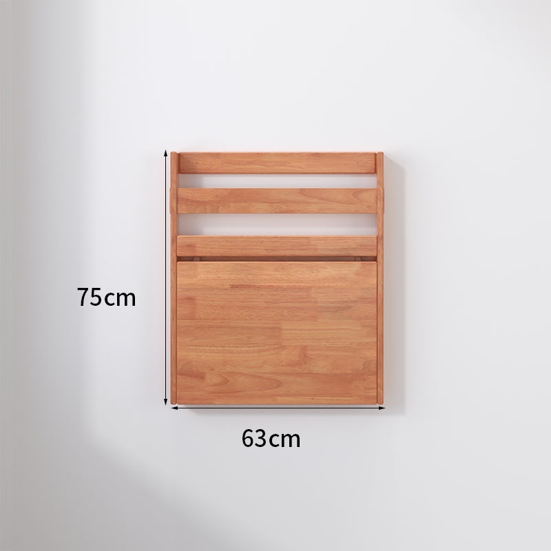 Solid Wood Wall-Mounted Folding Desk Wall-Mounted Table Hanging Study ...