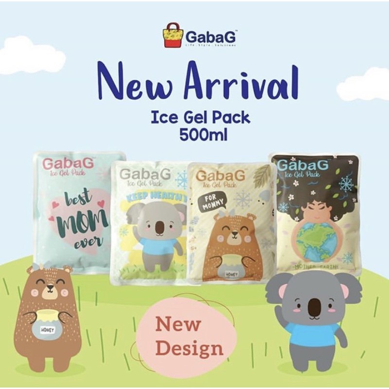 Gabag Ice gel 500 grams Gabag Hot/Ice gel for breastfeeding breast milk ...