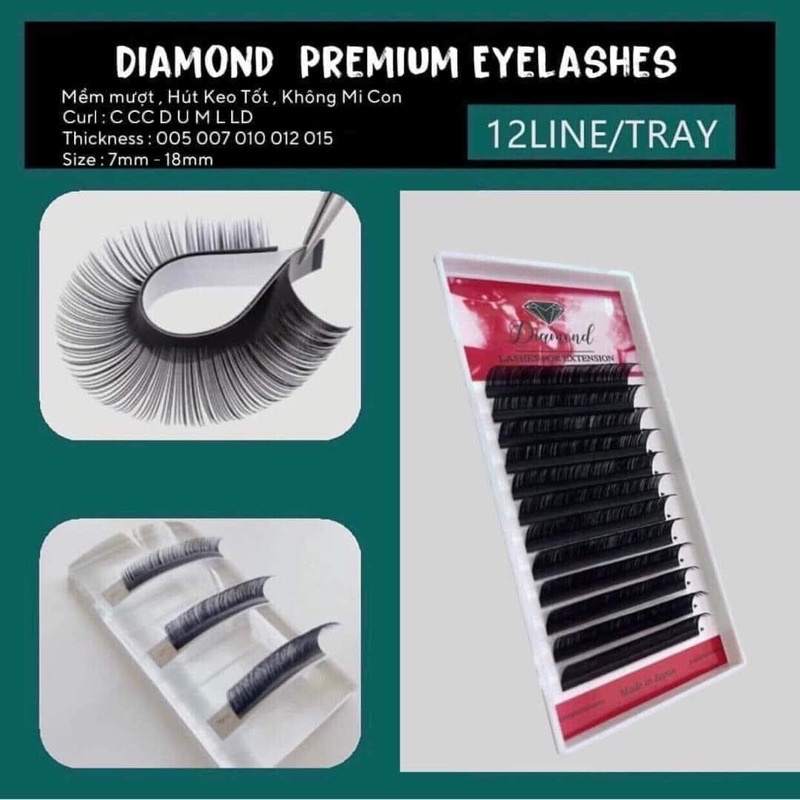 Diamond tray eyelashes - U curl (CHAU MEY MEY) | Shopee Malaysia