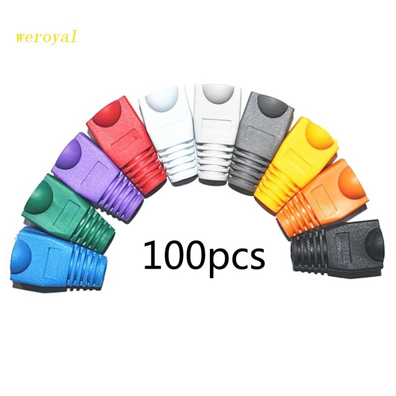 weroyal RJ45 Ethernet Cable Strain Relief Boots RJ45 Plugs Socket Boot ...