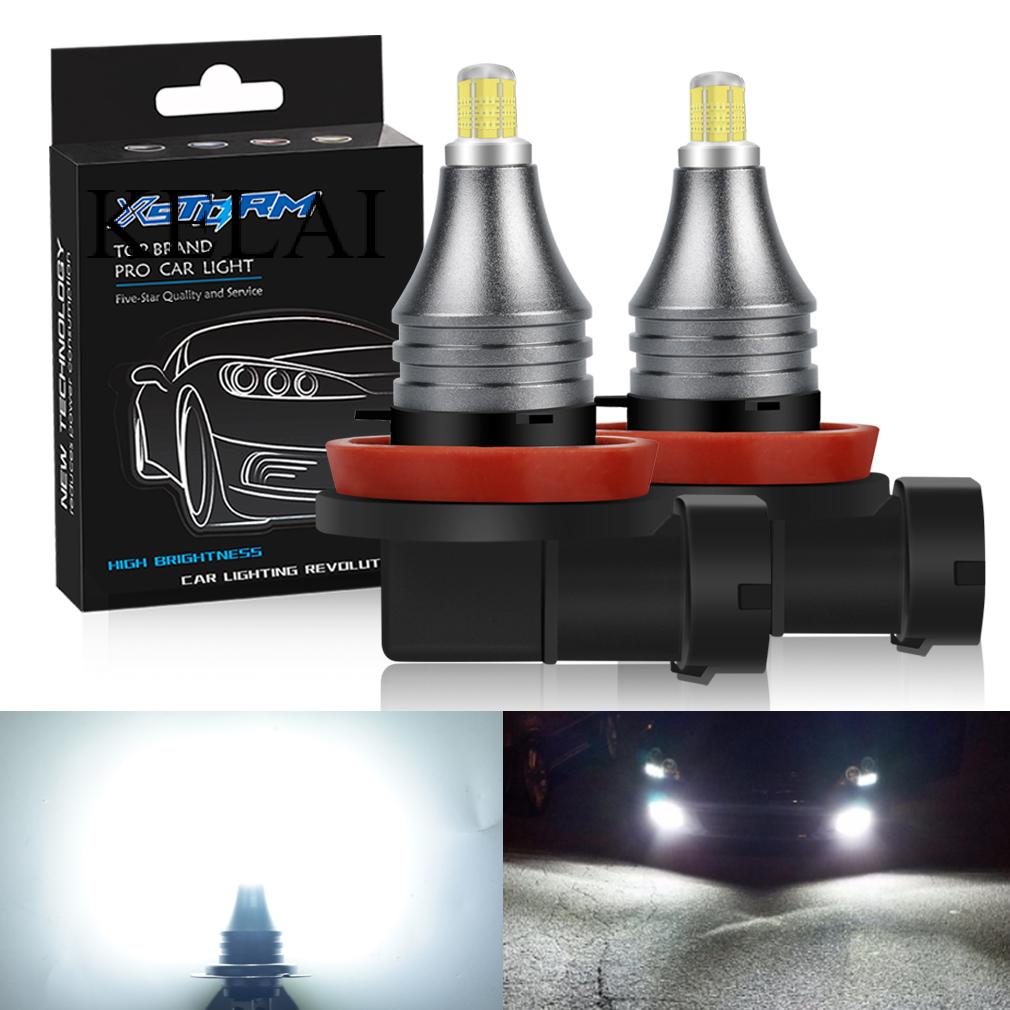 2Pcs H8 H11 Led HB4 9006 HB3 9005 Fog Lights Bulb 360 Degree CSP ...