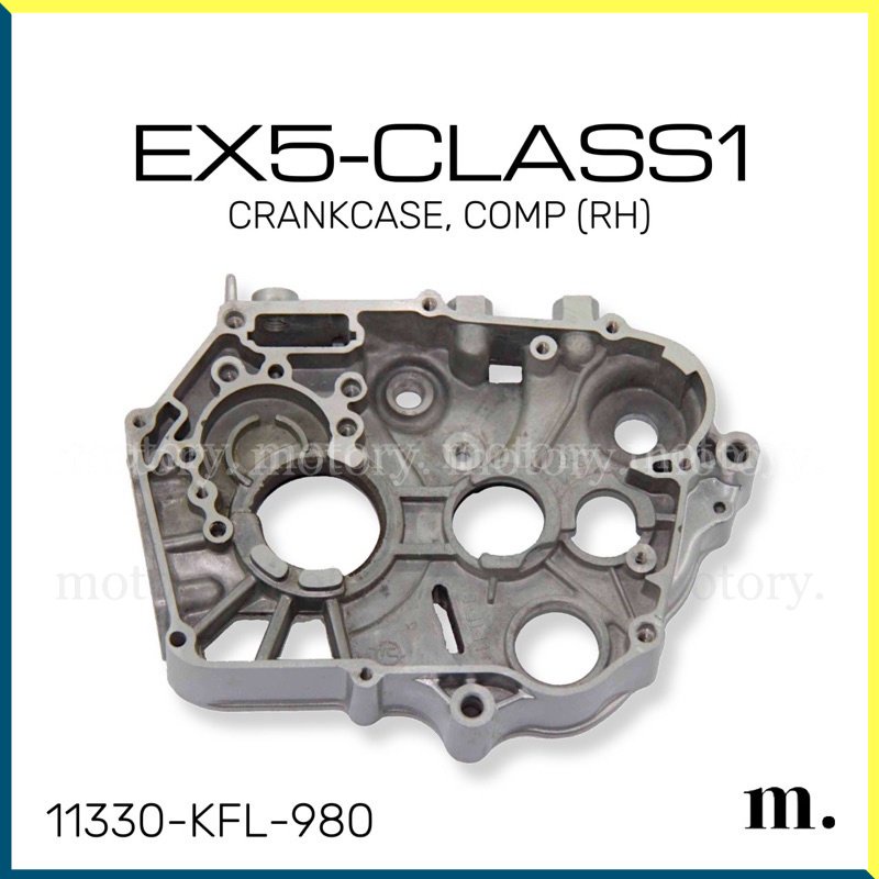 HONDA EX5 CLASS 1 - CRANKCASE COMPLETE (RH) ENGINE CASING COVER ...