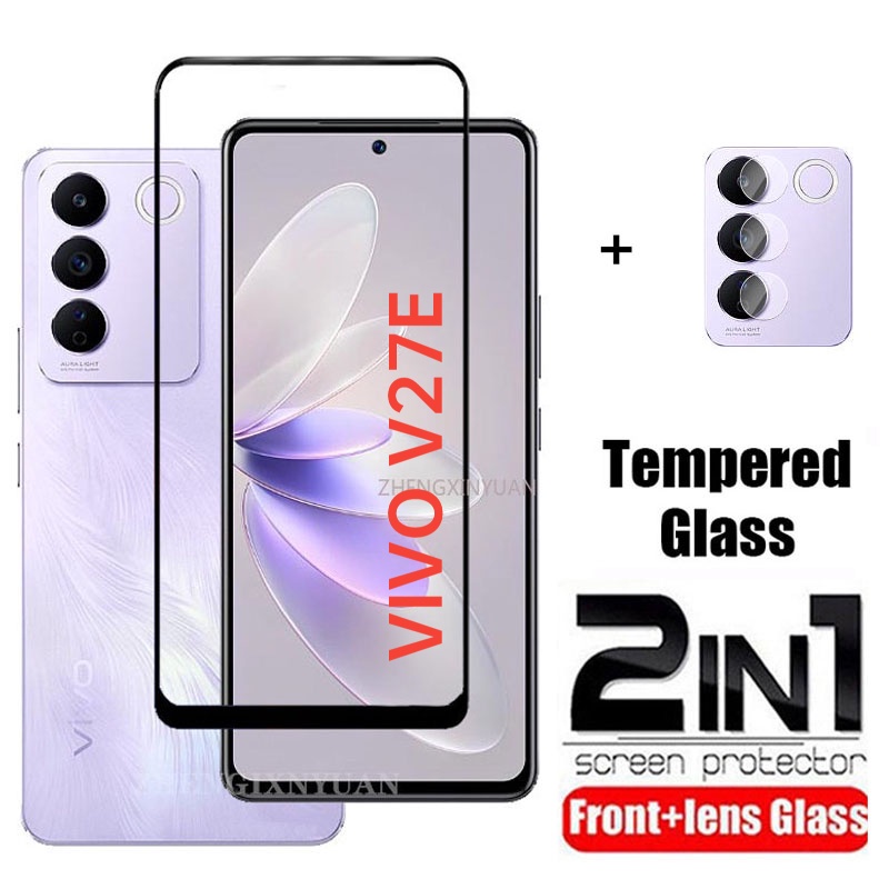 VIVO V27e V27 Pro 5G Glass 9D Premium Tempered Glass Front + Back ...