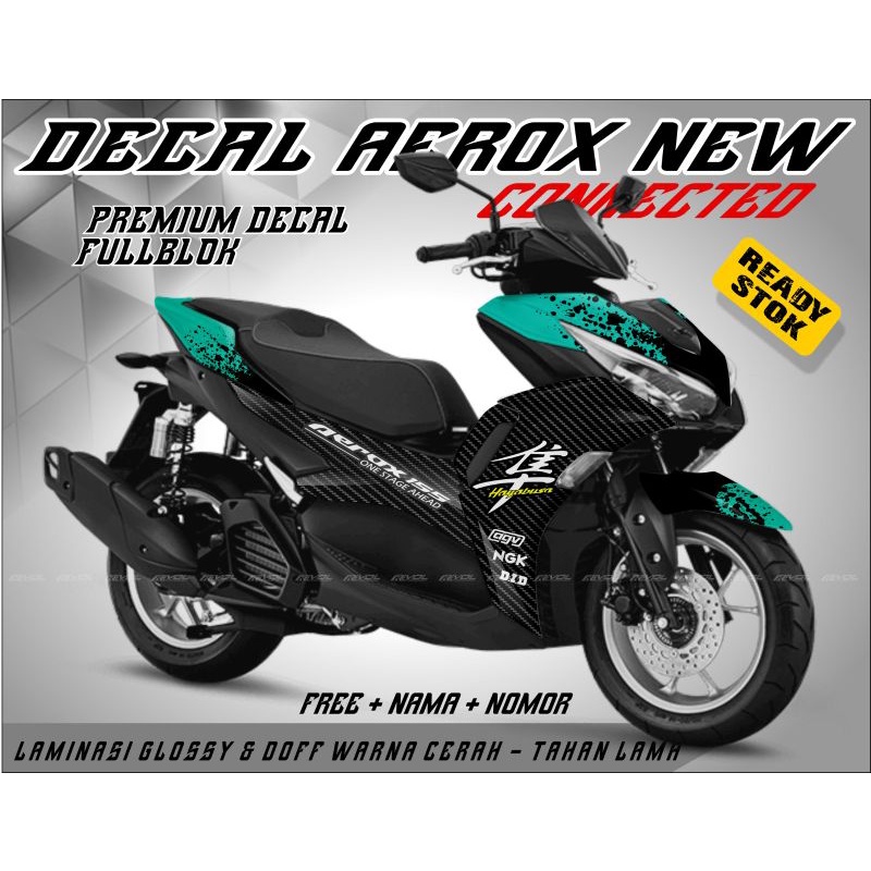 Aerox new connected 155 fullbody Motorcycle decal Sticker | Shopee Malaysia