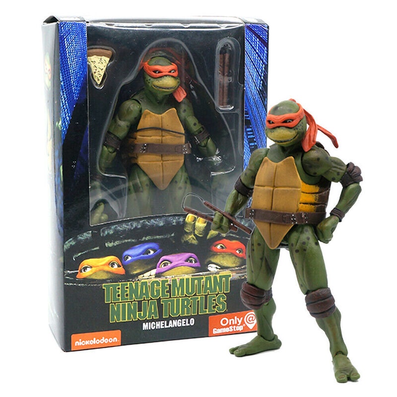 Teenage Mutant Ninja Turtles 1990 Movie Leo Don Mikey Raph Action ...