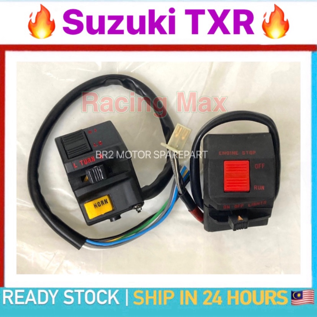 SUZUKI TXR 150 TXR150 HANDLE SWITCH ( LH KIRI / RH KANAN ) HANDLE SUIS ...
