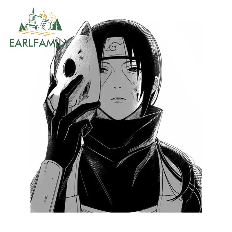 EARLFAMILY 13cm x 11.5cm Naruto Uchiha Itachi Car Stickers Cartoon ...