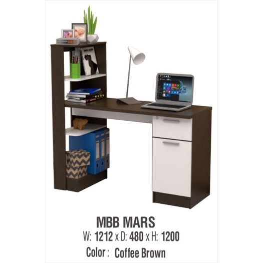 Mbb MARS Brown writing desk study table (Palembang) | Shopee Malaysia