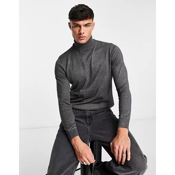 Inner Turtle Neck | High Neck Inner | Iner Baju Leher Tinggi | Shopee ...