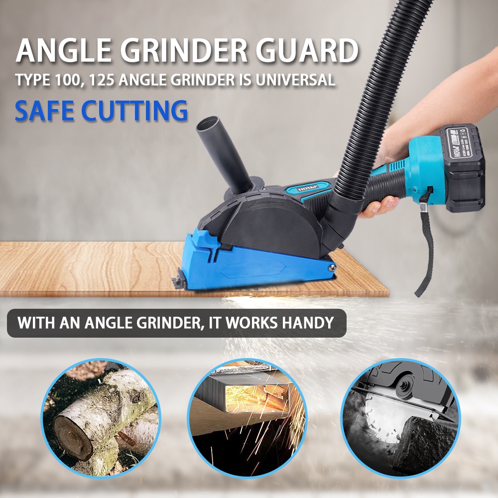 Universal Surface Cutting Dust Shroud For 100/125 Angle Grinder 4 Inch ...