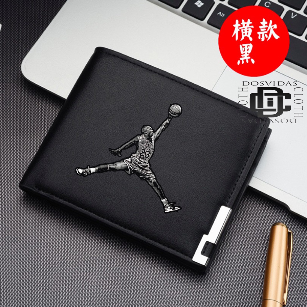 Children's Wallet JORDAN Men's Folding Wallet CUSTOM Synthetic Leather ...